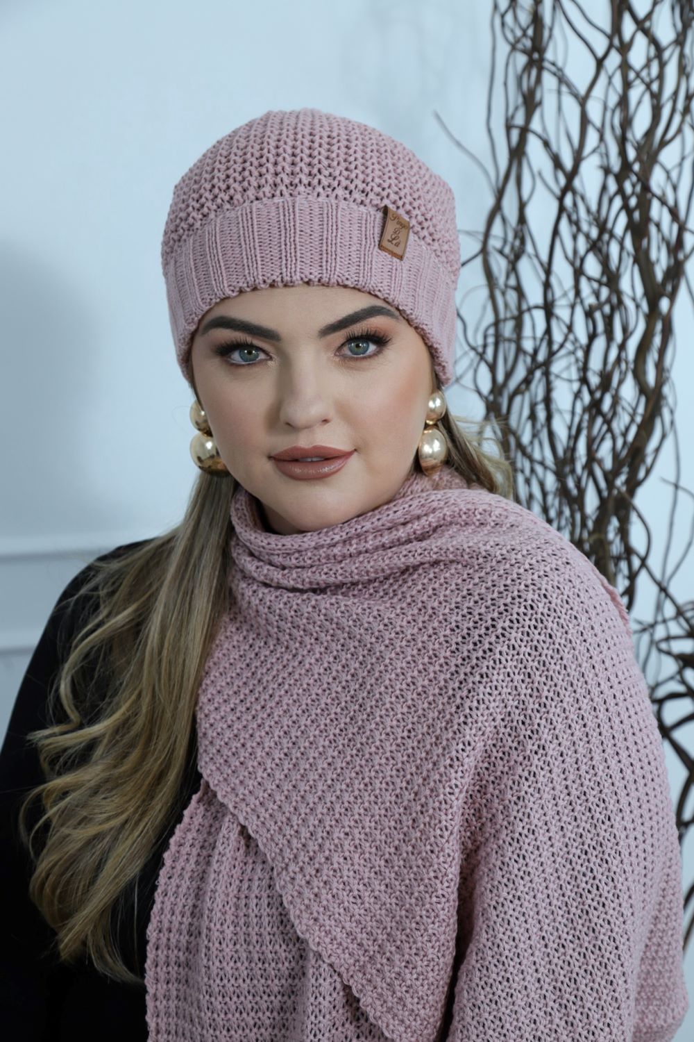 KIT TOUCA E CACHECOL ANTÁRTIDA - Pingo D'Lã Malhas