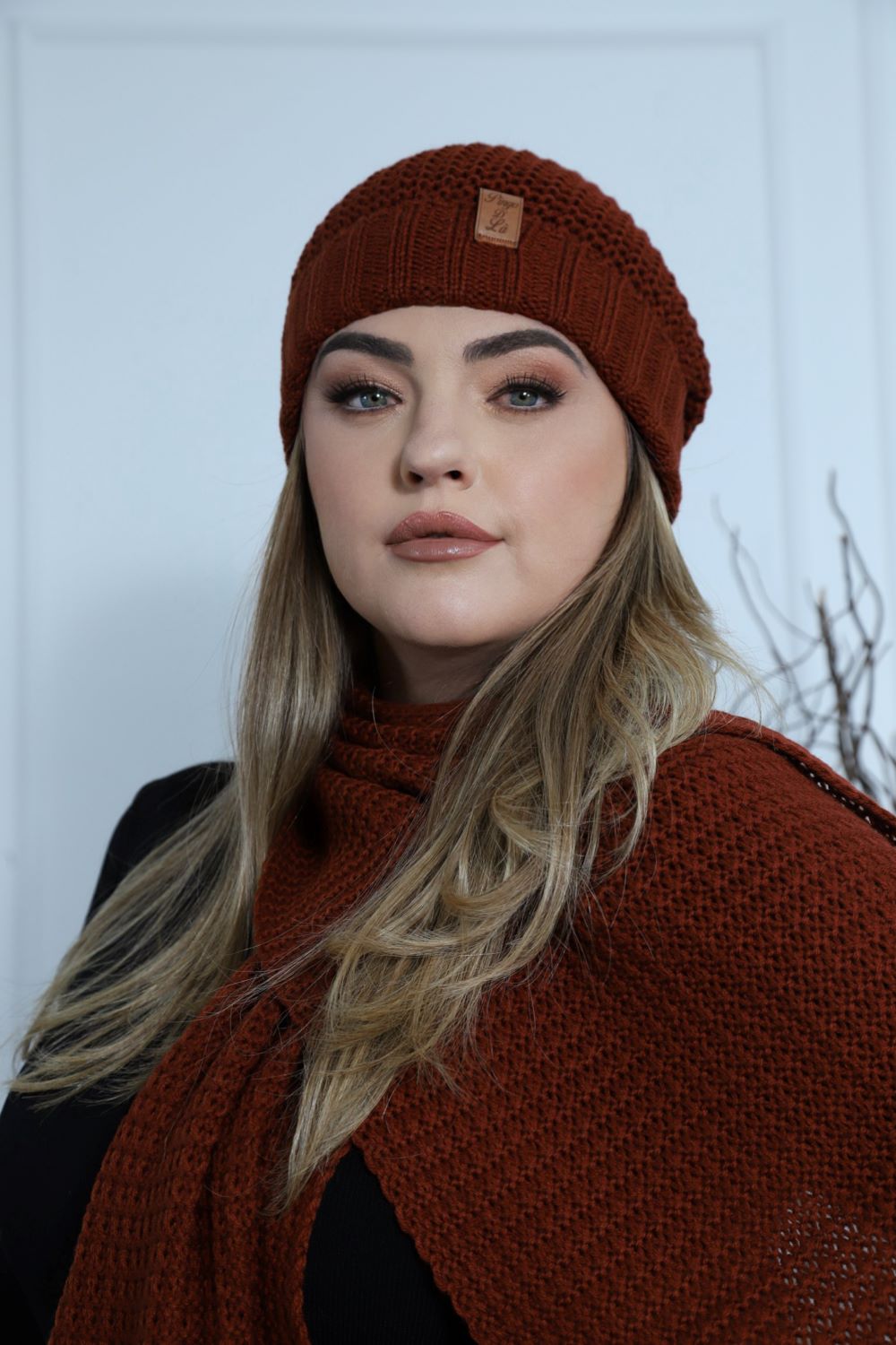 KIT TOUCA E CACHECOL ANTÁRTIDA - Pingo D'Lã Malhas