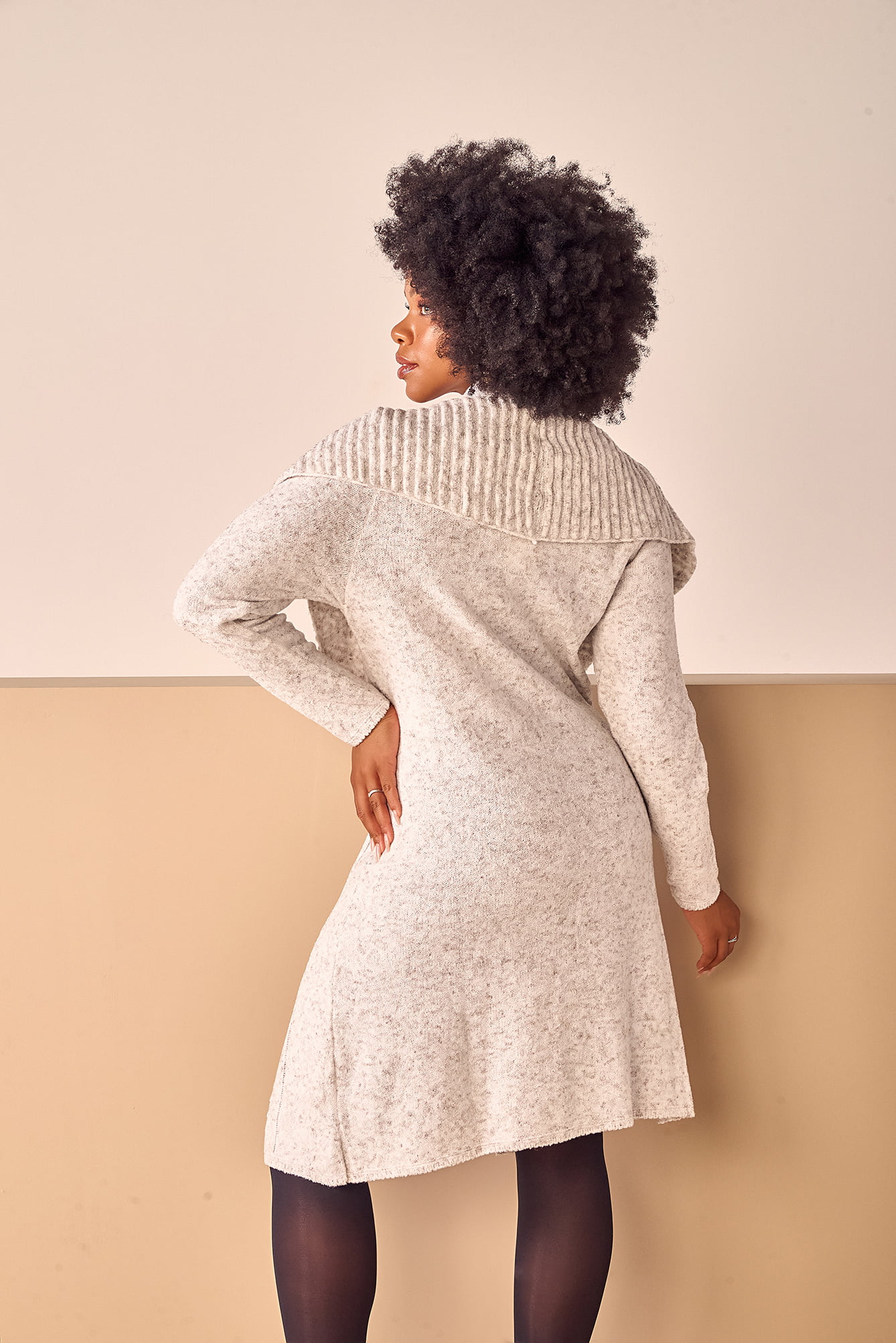 SOBRETUDO HOOLLY TRICOT - Pingo D'Lã Malhas